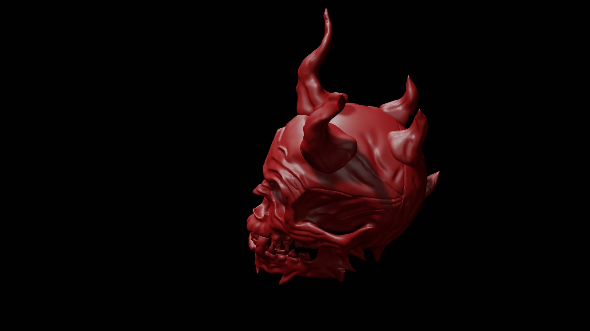 3D Devil Skull - TurboSquid 1844859