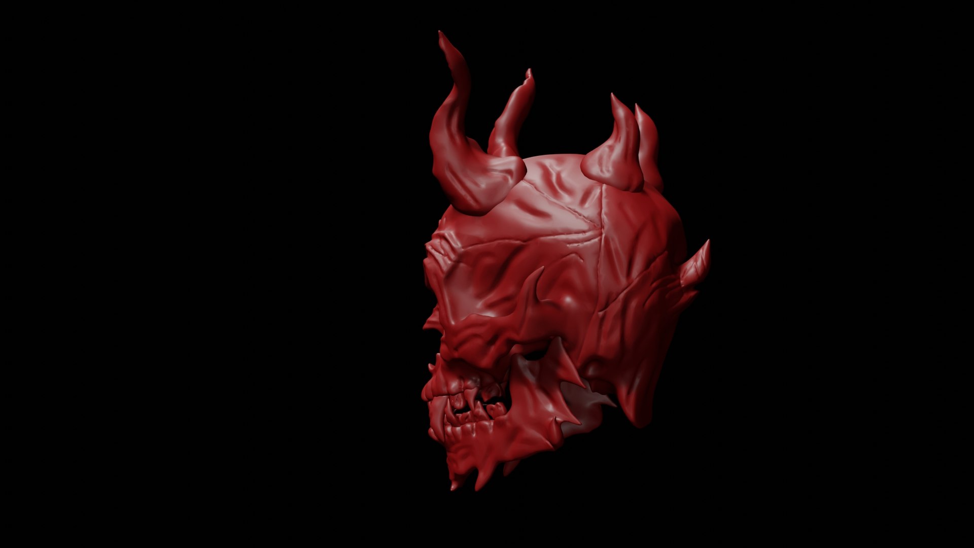 3D Devil Skull - TurboSquid 1844859