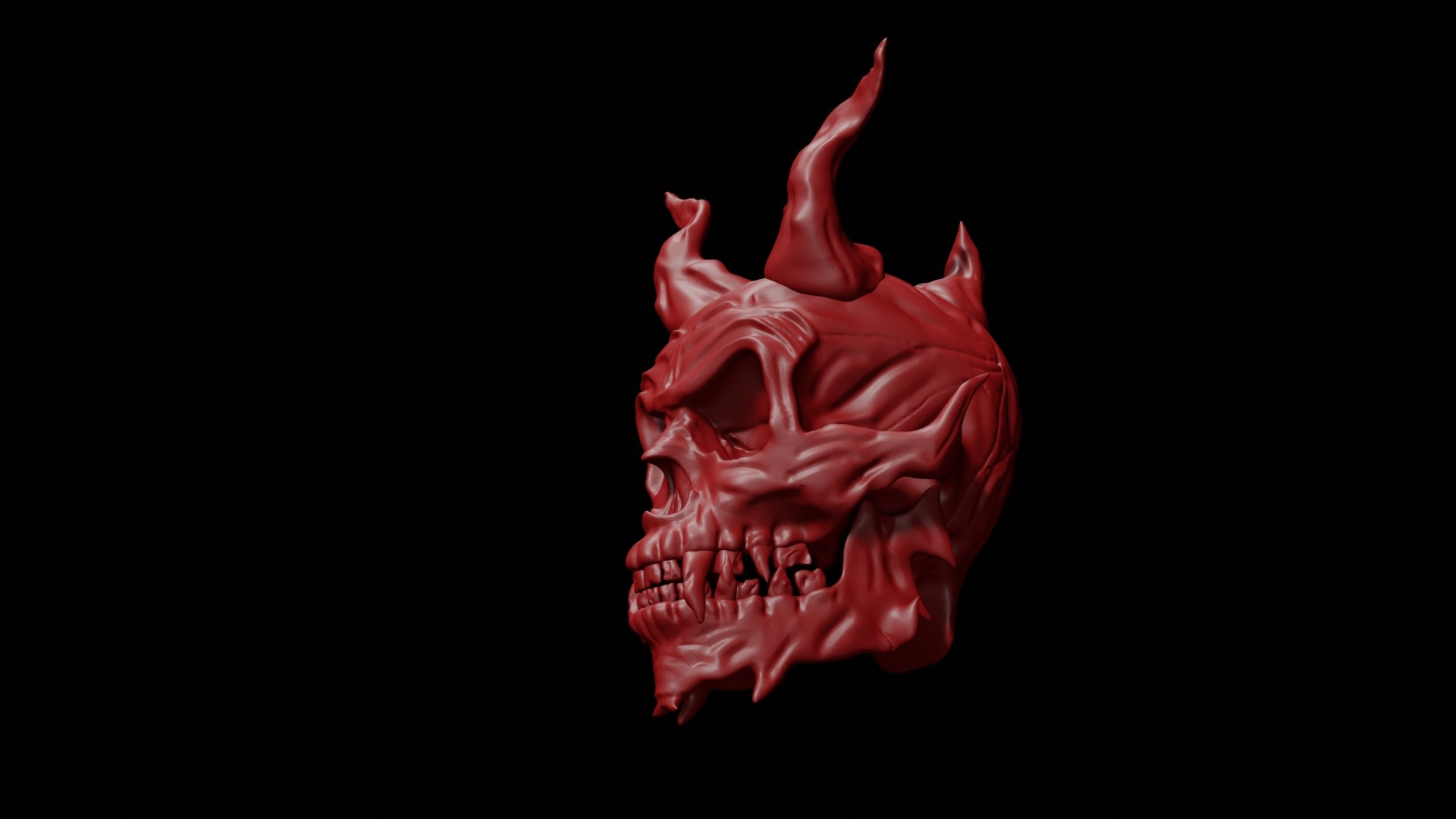 3D Devil Skull - TurboSquid 1844859