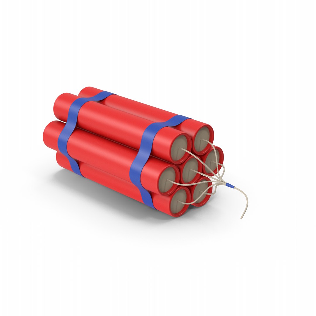 Dynamite Model - TurboSquid 1900458