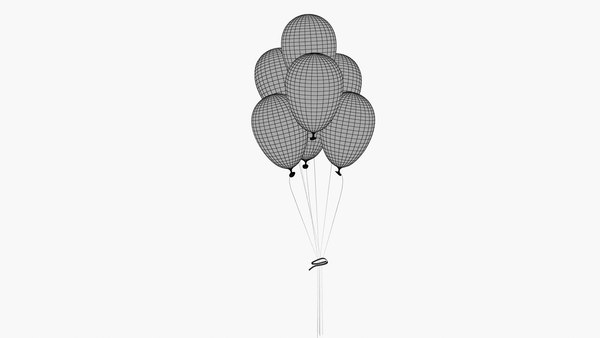 3D Color Ballons model - TurboSquid 2015111