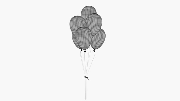 3D Color Ballons model - TurboSquid 2015111