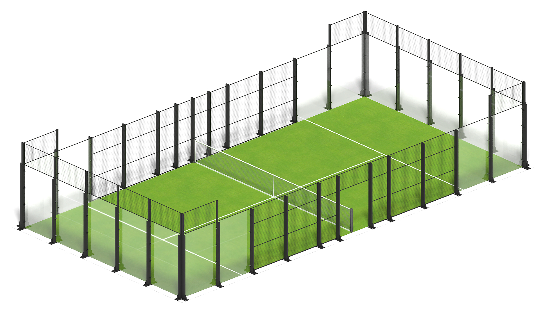 Padel 3D model - TurboSquid 1704173