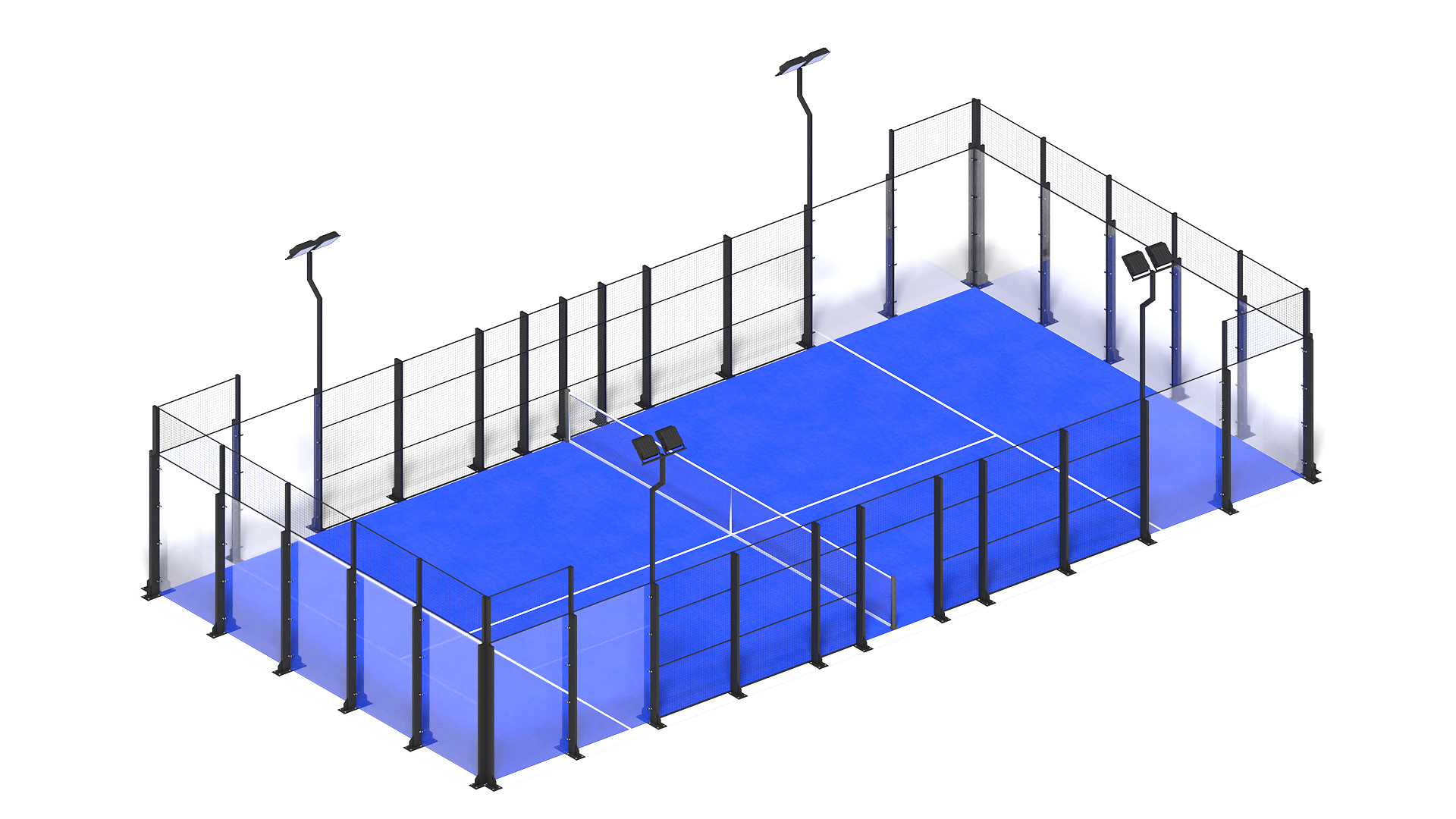 Padel 3D model - TurboSquid 1704173