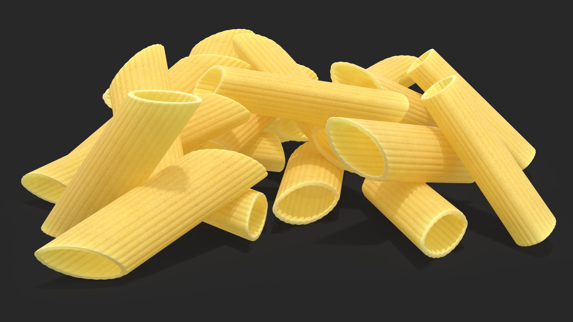 3D Model Penne Pasta - TurboSquid 1509531