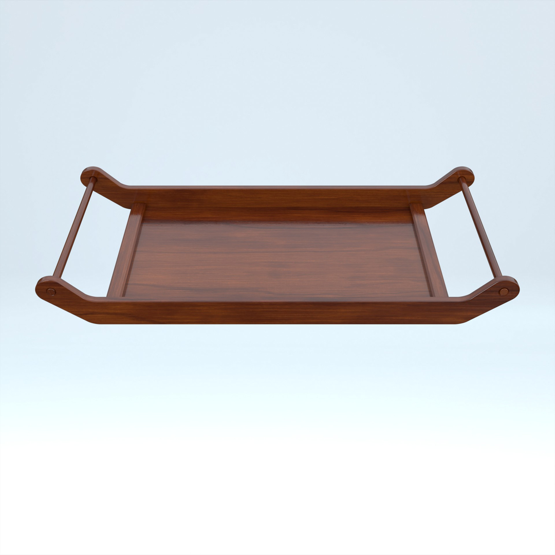 Serving Tray With Handles 3D Model - TurboSquid 2534788