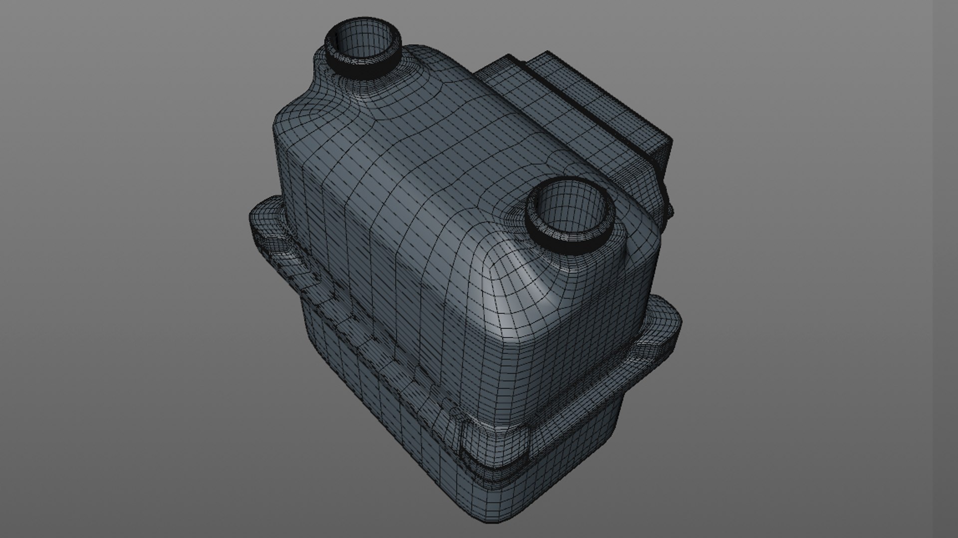 3D Gas Meter Bk-250 Blue Model - TurboSquid 1368936