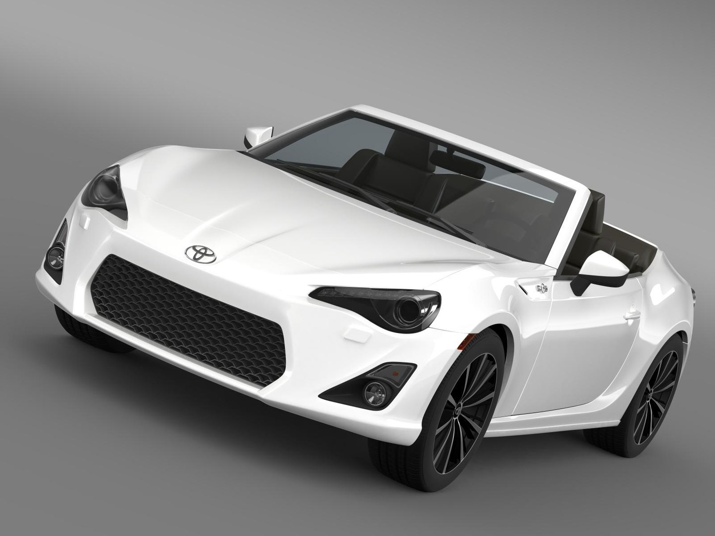 3d model toyota ft 86 open