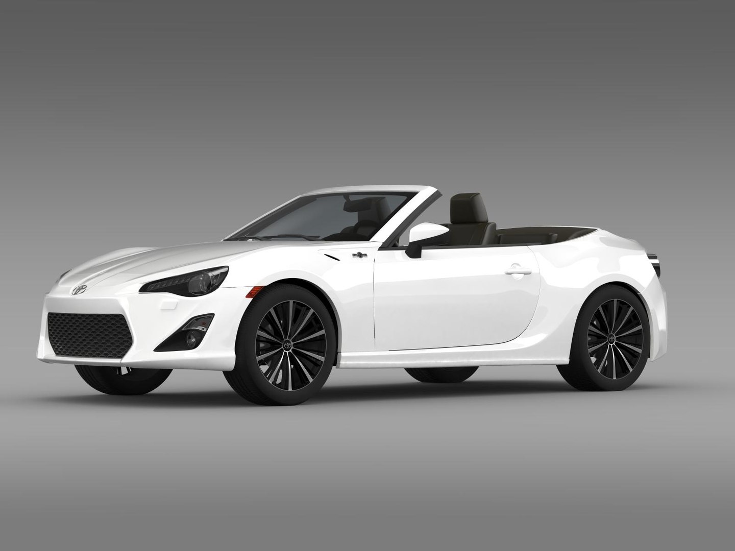 3d model toyota ft 86 open