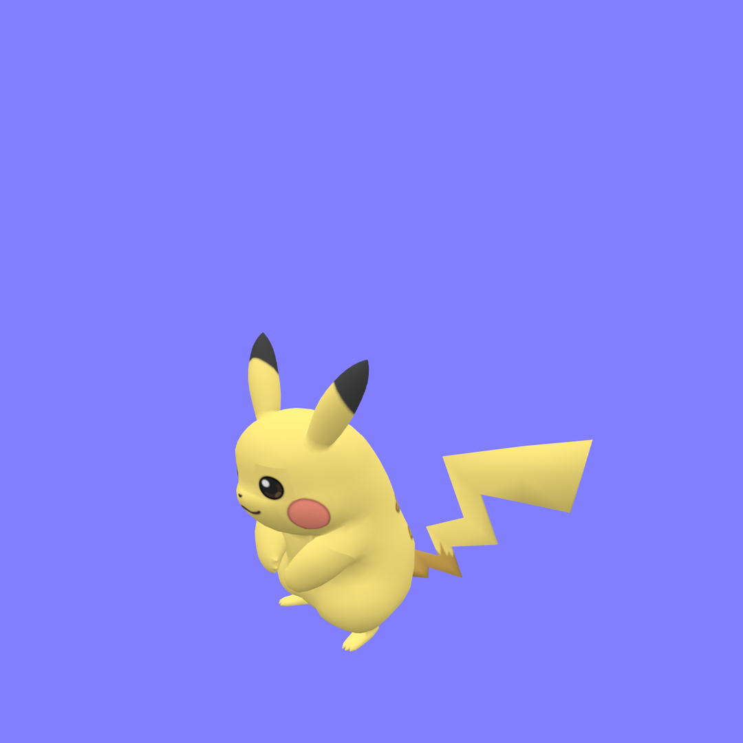 3D Model Pokemon Pikachu - TurboSquid 1641200