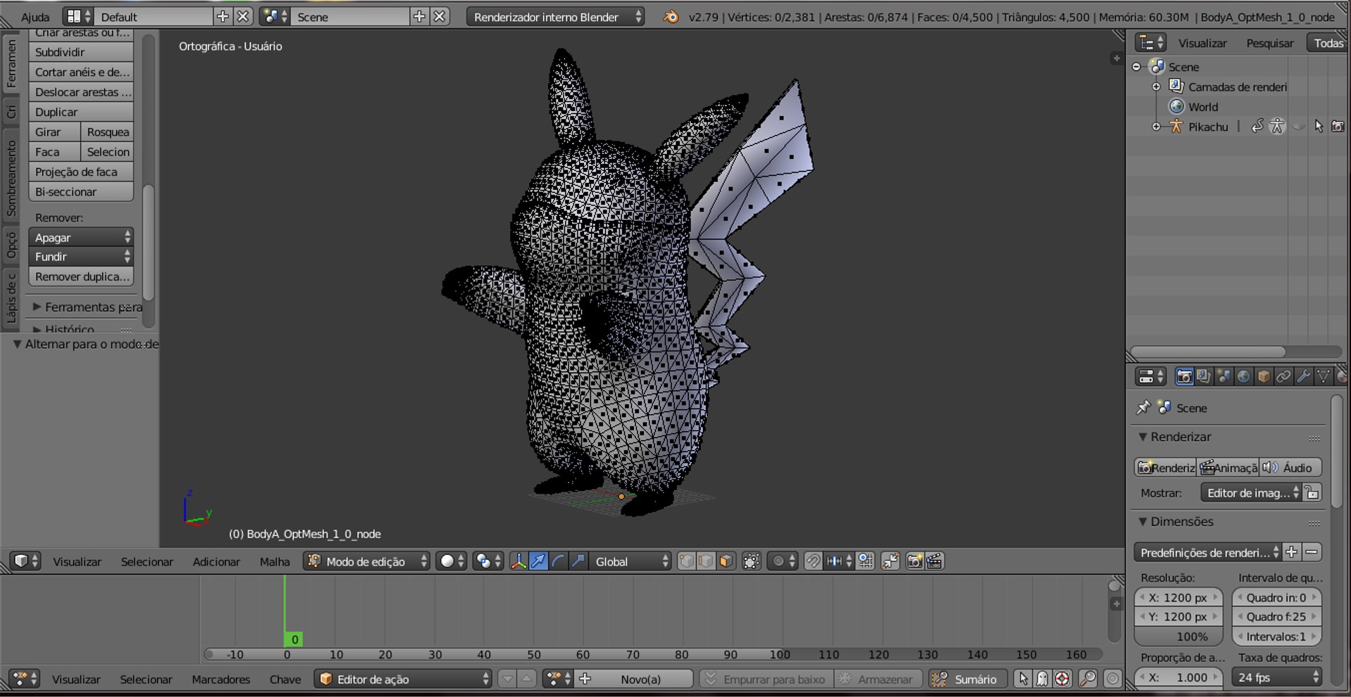 3D Model Pokemon Pikachu - TurboSquid 1641200