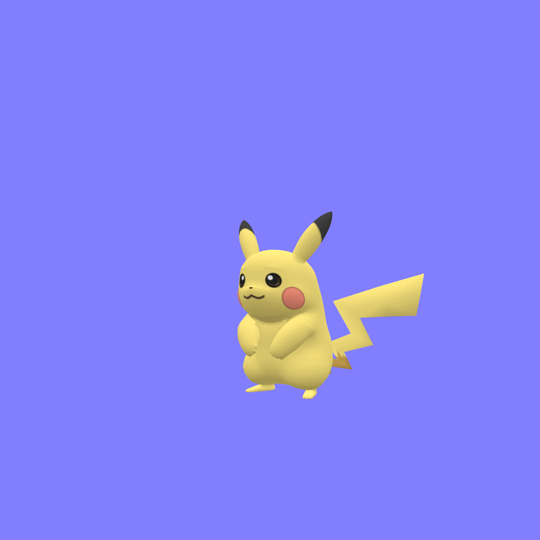 3D Model Pokemon Pikachu - TurboSquid 1641200