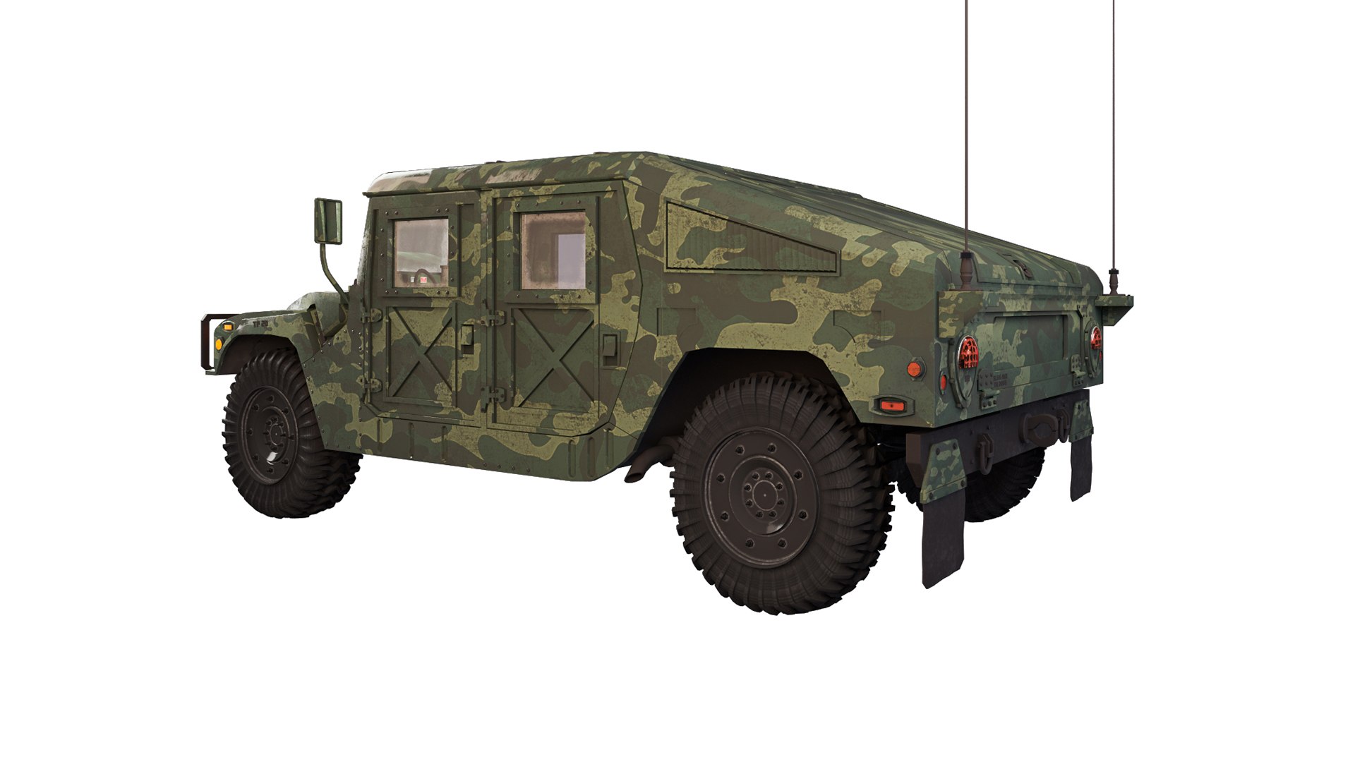 3D Humvee Military M1151 2005 Model - TurboSquid 1894527