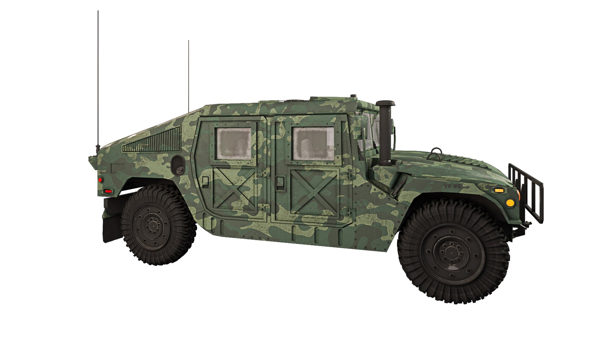 3D Humvee Military M1151 2005 Model - TurboSquid 1894527