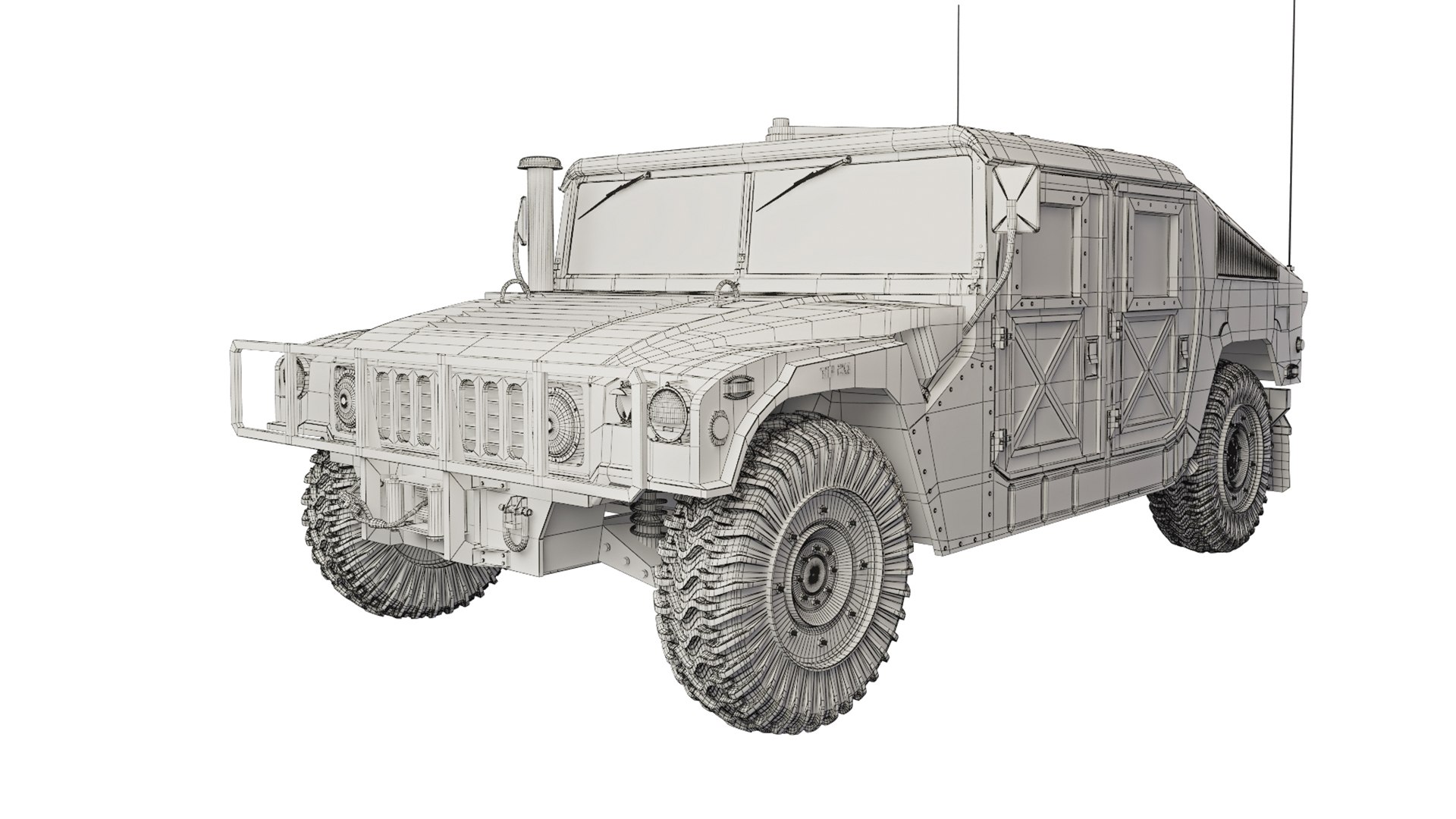 3D Humvee Military M1151 2005 Model - TurboSquid 1894527