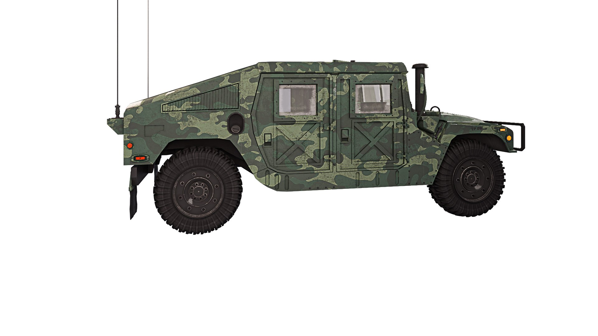 3D Humvee Military M1151 2005 Model - TurboSquid 1894527