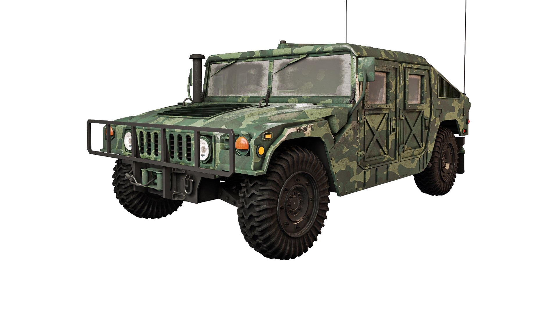 3D Humvee Military M1151 2005 Model - TurboSquid 1894527