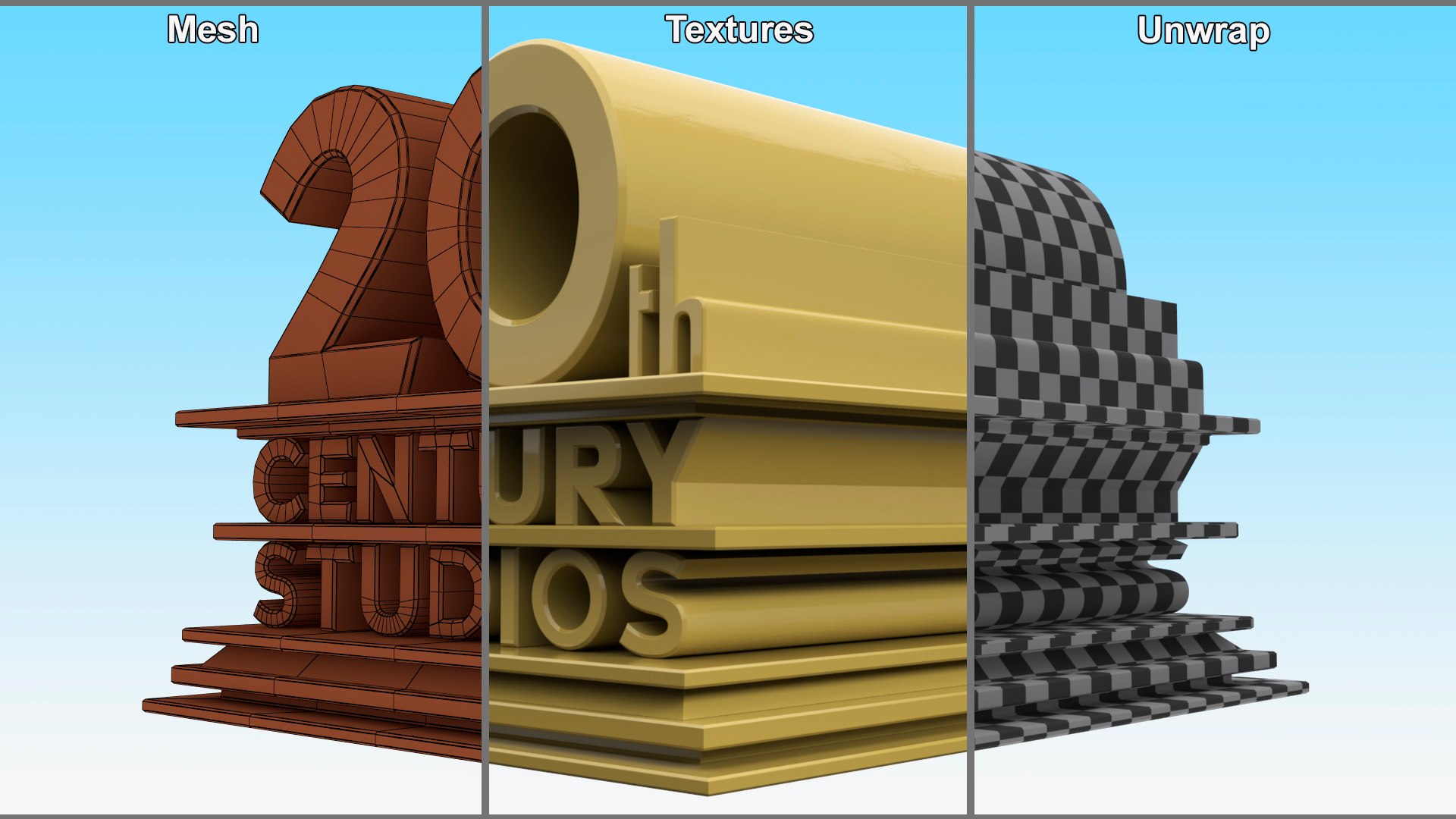 Film Studio Symbols Collection 3D Model - TurboSquid 2373496