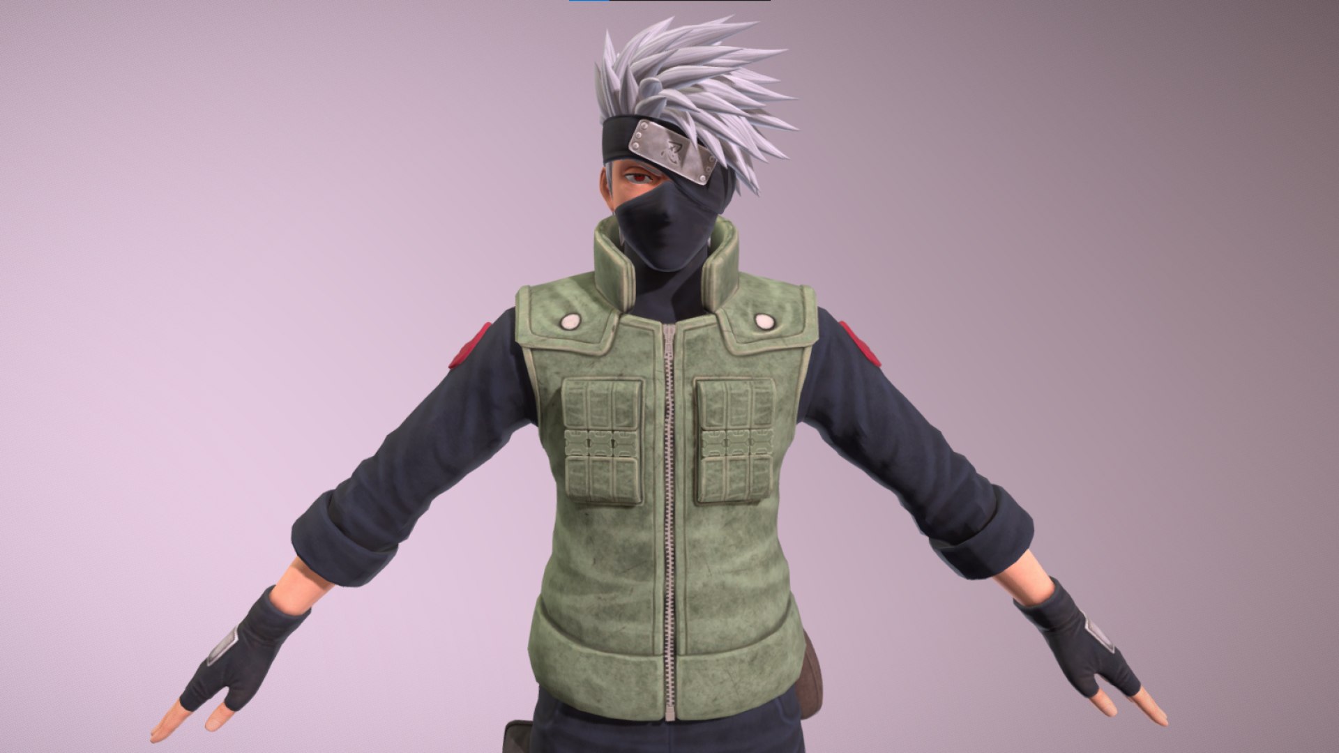 3D Kakashi Hatake - Naruto Shippuden - TurboSquid 2241520