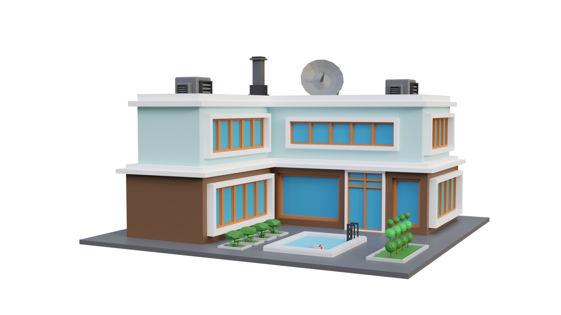 Low Poly House Pack - 12 3D Model - TurboSquid 2093521