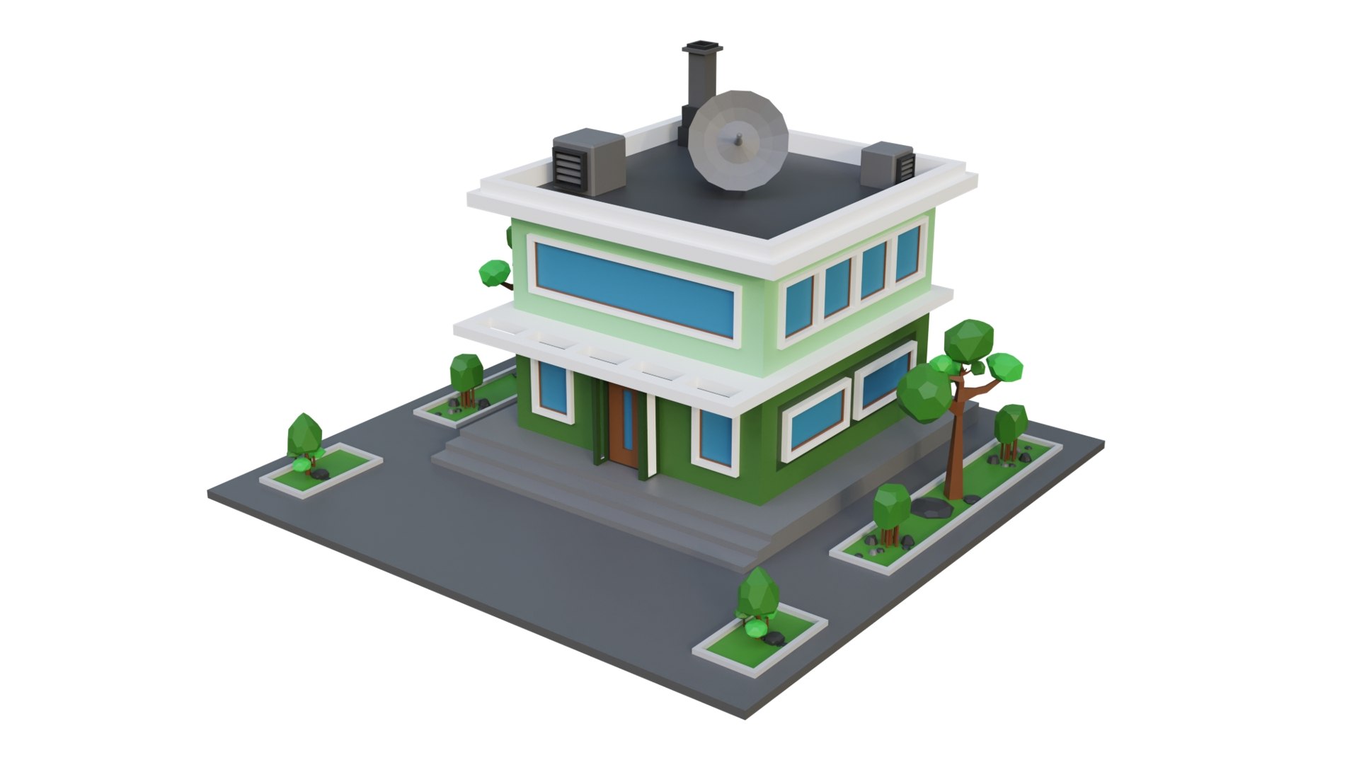 Low Poly House Pack - 12 3D model - TurboSquid 2093521