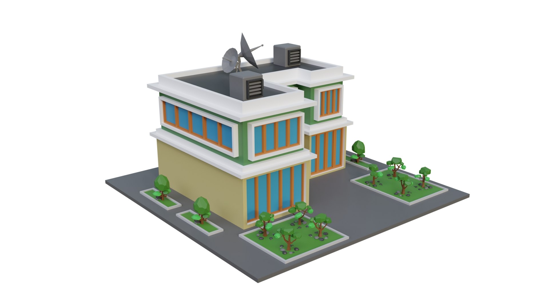 Low Poly House Pack - 12 3D Model - TurboSquid 2093521