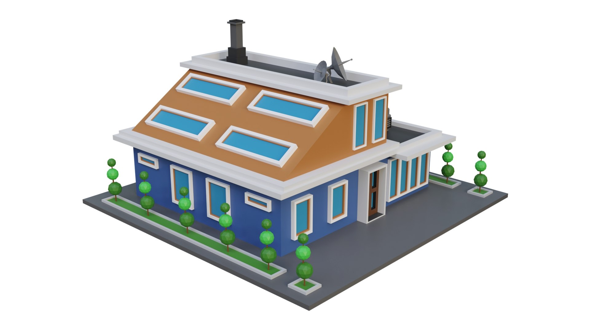 Low Poly House Pack - 12 3D model - TurboSquid 2093521