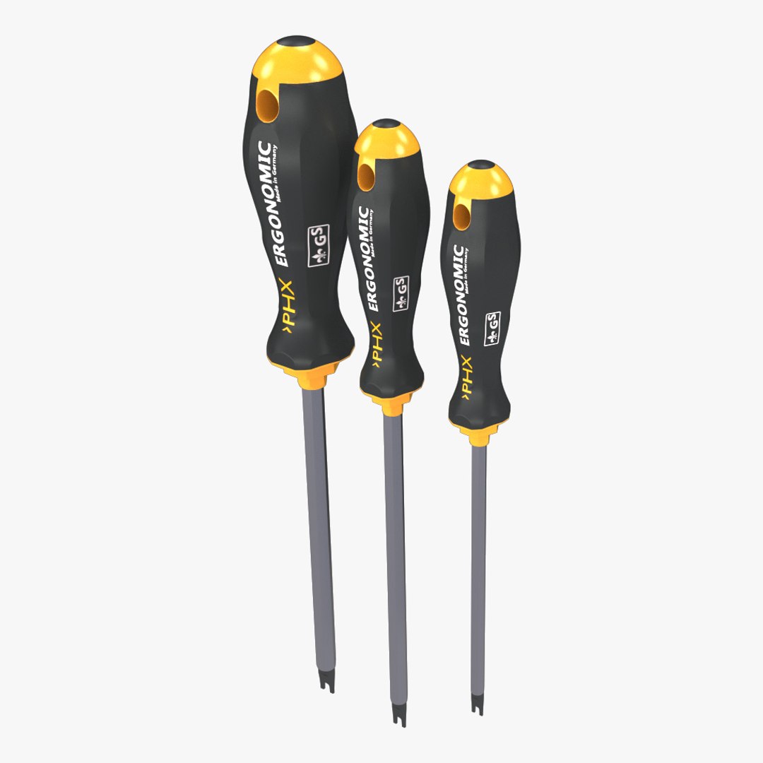 spanner screwdriver 3d model