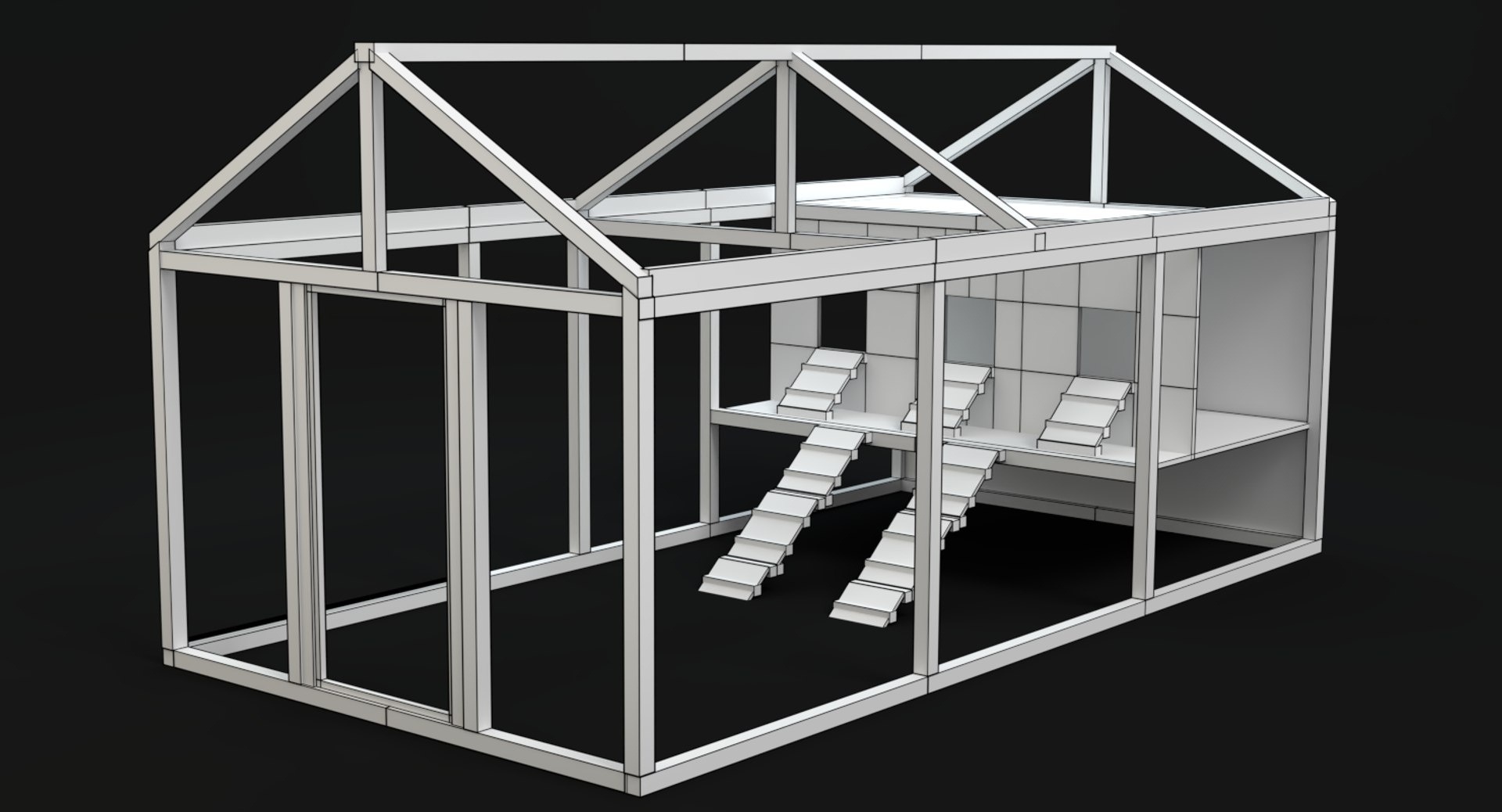 Chicken Coop 3D Model - TurboSquid 1233407