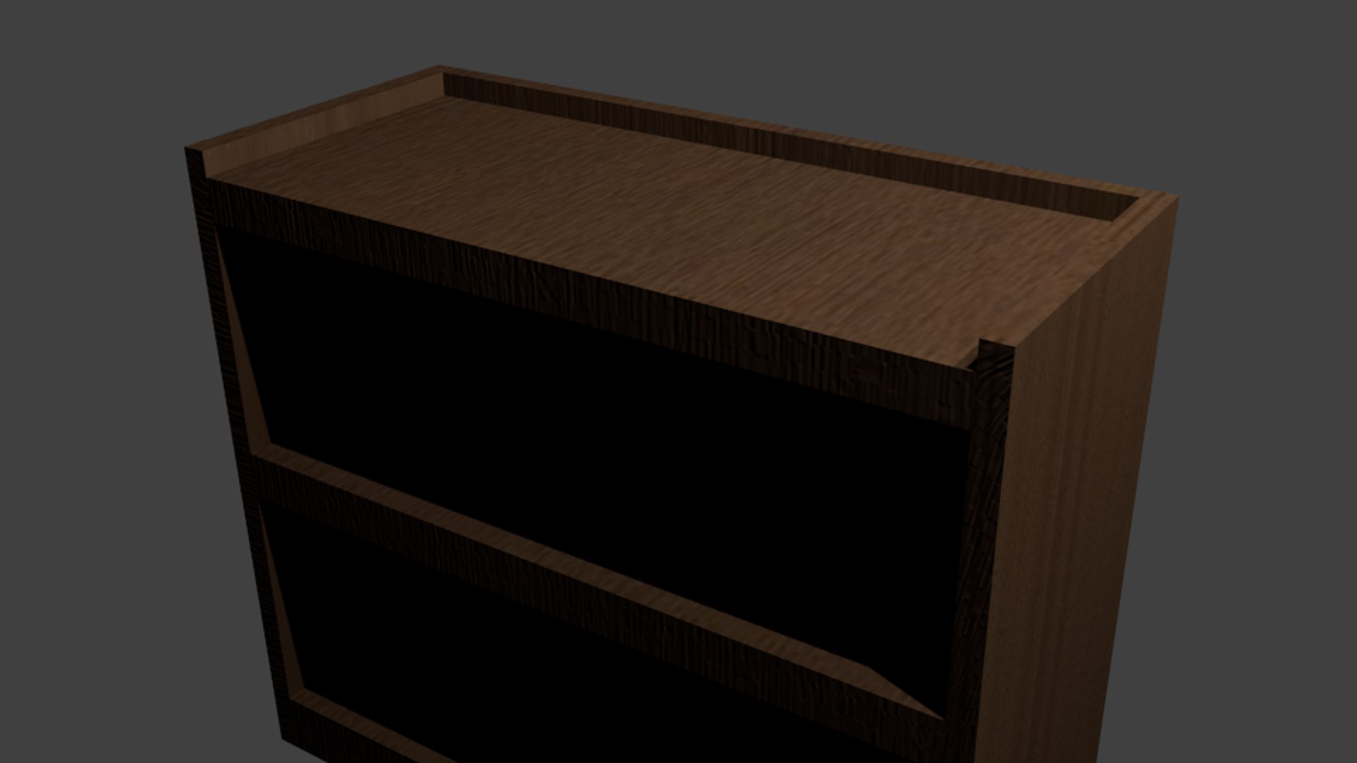 asset book shelf 3d model
