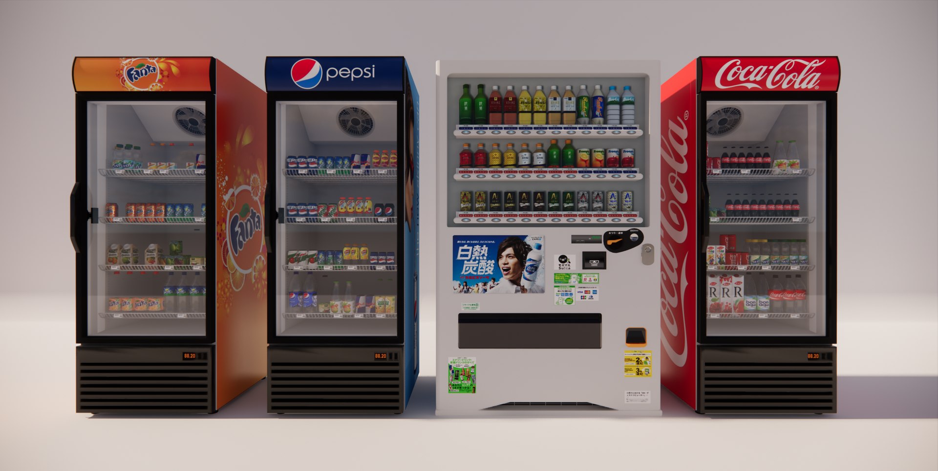 3D Vending Machines Collection-A4 Model - TurboSquid 2096589