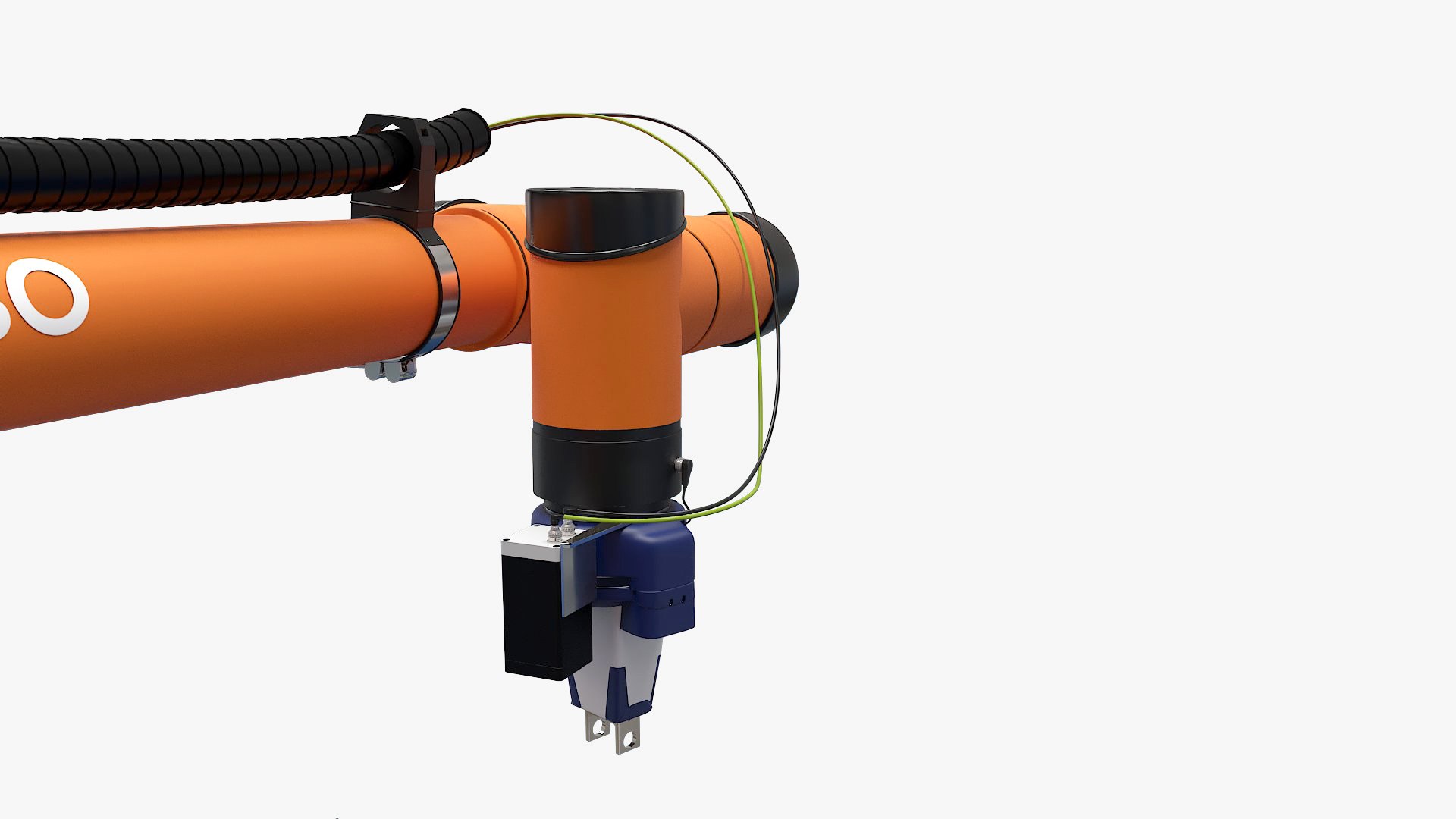 AUBO Robot With Rotating Gripper Tool 3D Model - TurboSquid 2357843