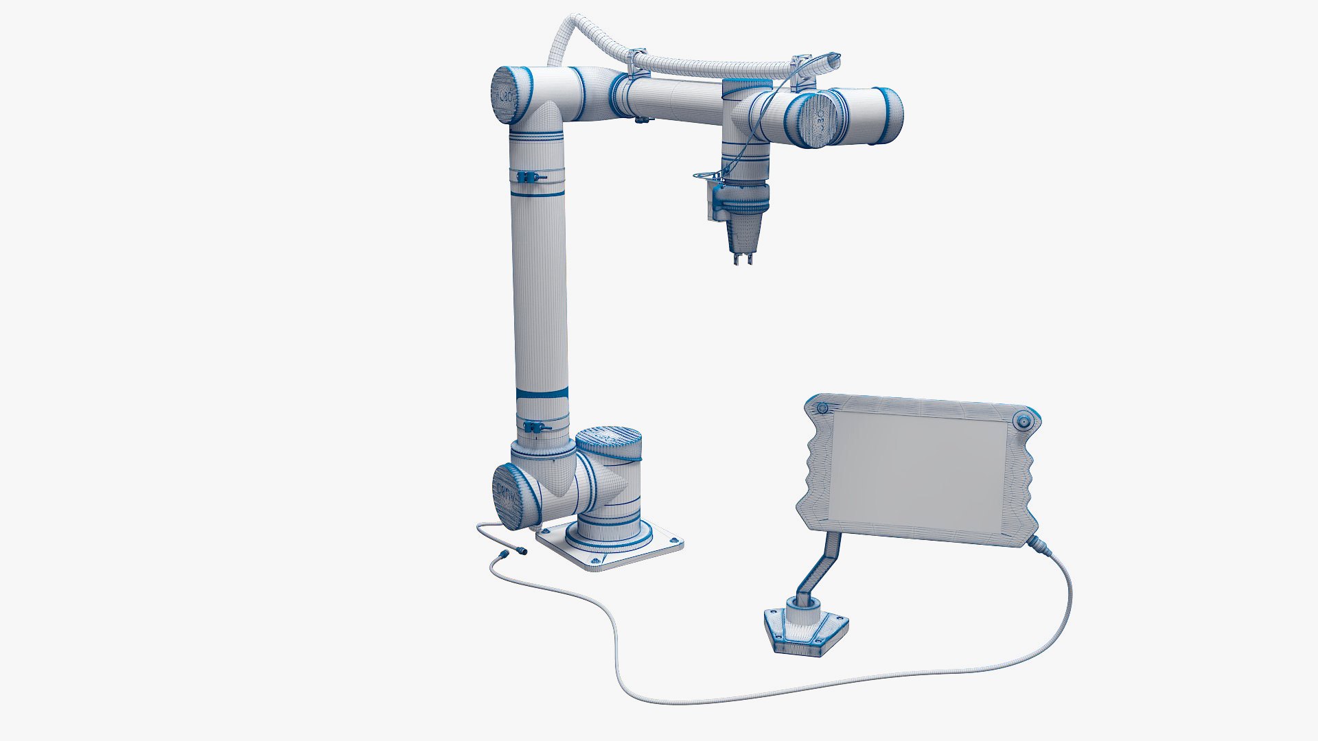AUBO Robot With Rotating Gripper Tool 3D Model - TurboSquid 2357843