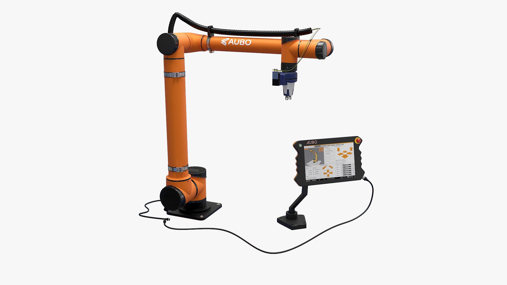 AUBO Robot With Rotating Gripper Tool 3D Model - TurboSquid 2357843