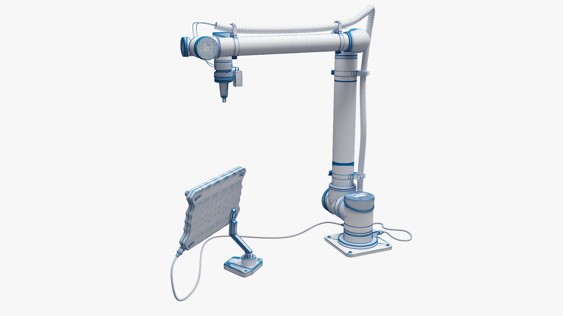 AUBO Robot With Rotating Gripper Tool 3D Model - TurboSquid 2357843