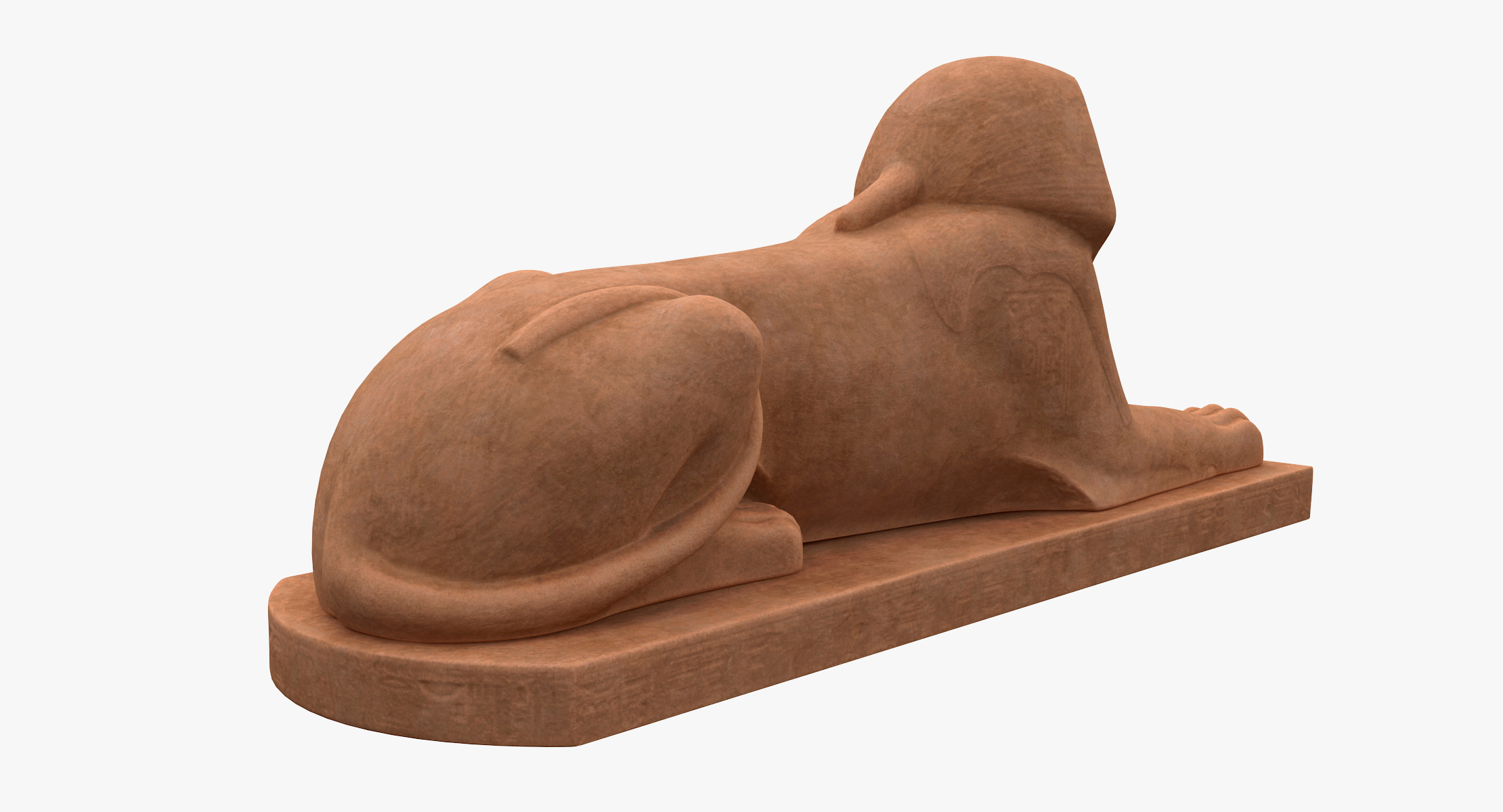 Sphinx Statue at Pedestal model - TurboSquid 1723517