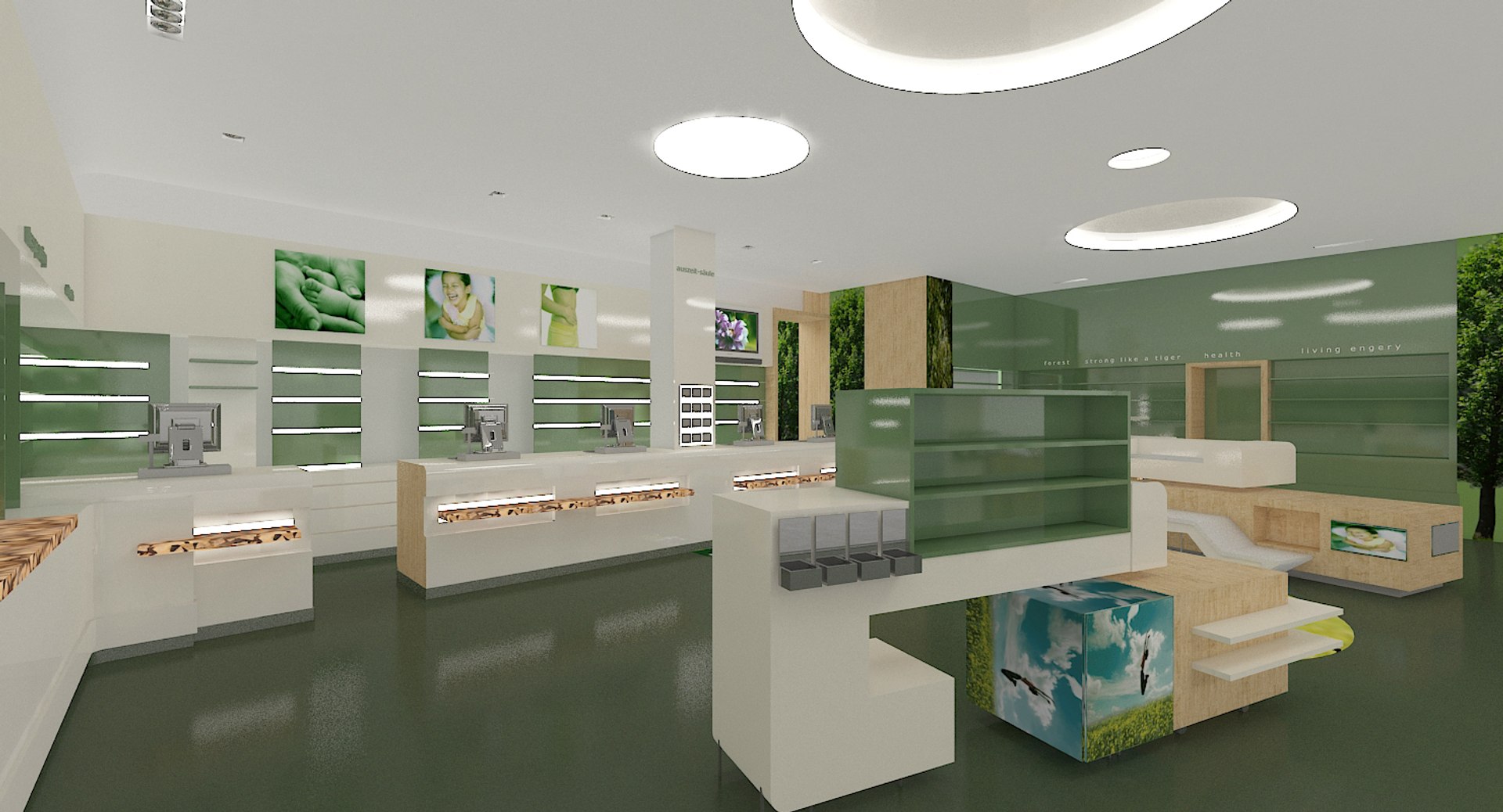 3D Pharmacy Center Model - TurboSquid 1351795