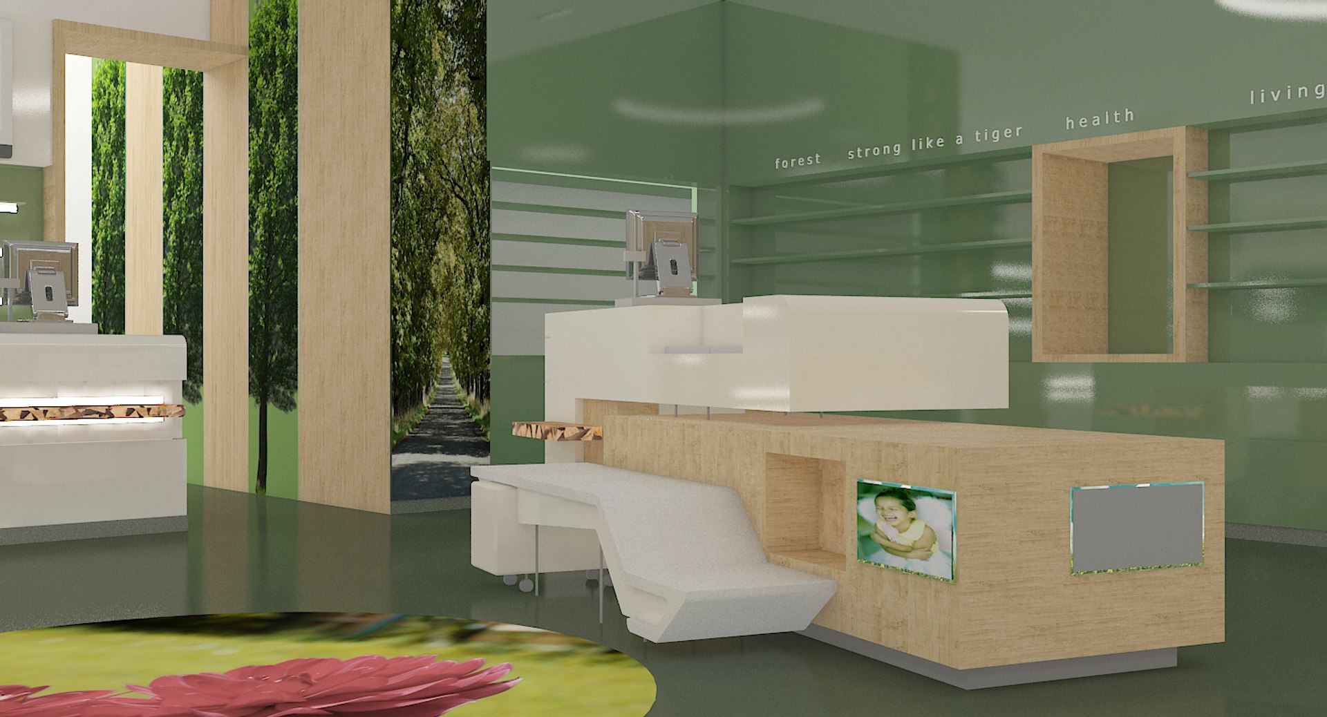 3D Pharmacy Center Model - TurboSquid 1351795