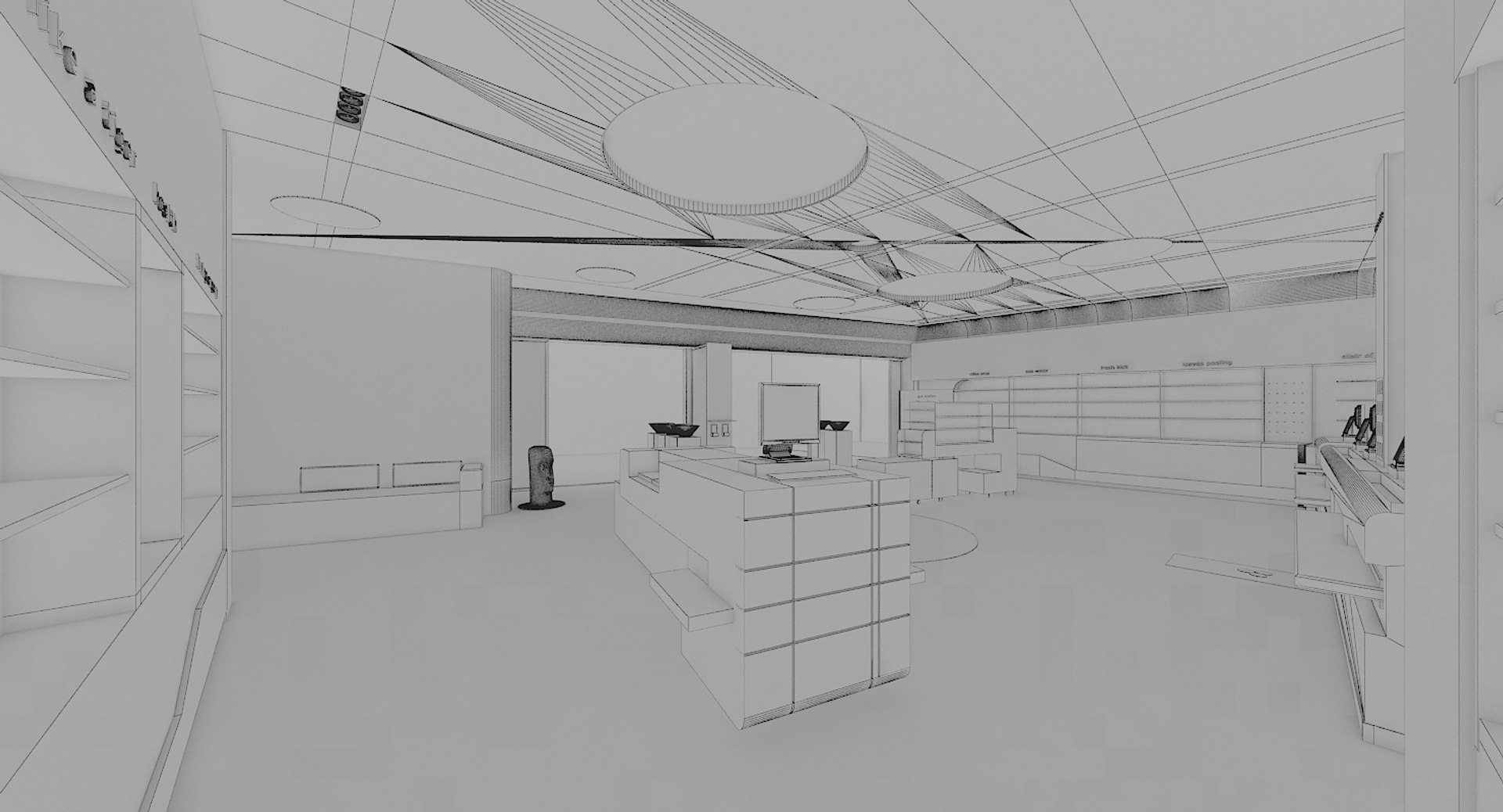 3D Pharmacy Center Model - TurboSquid 1351795