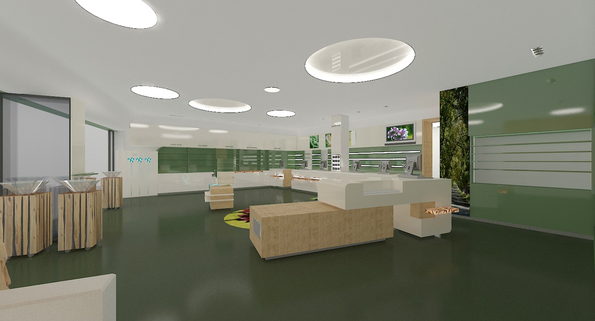 3D Pharmacy Center Model - TurboSquid 1351795