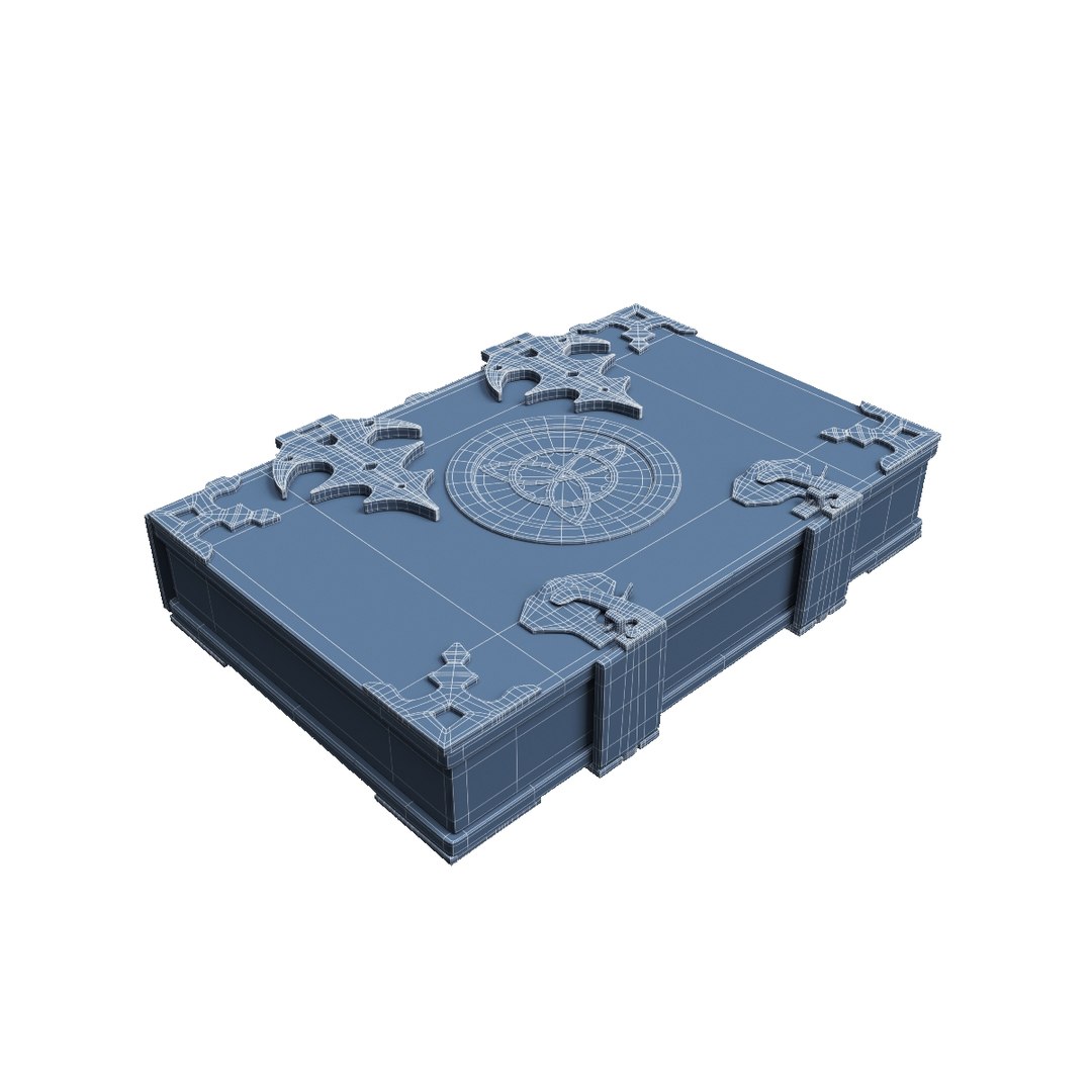 3D Old Spell Book - TurboSquid 1420355