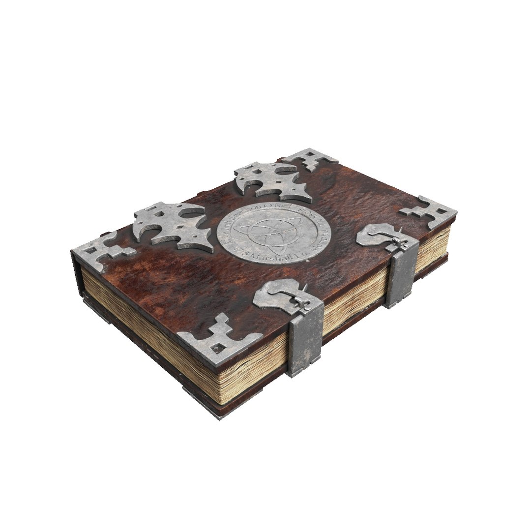 3D Old Spell Book - TurboSquid 1420355