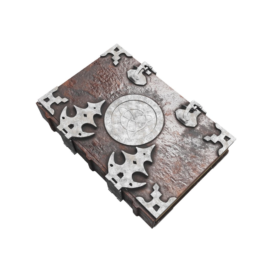 3D Old Spell Book - TurboSquid 1420355