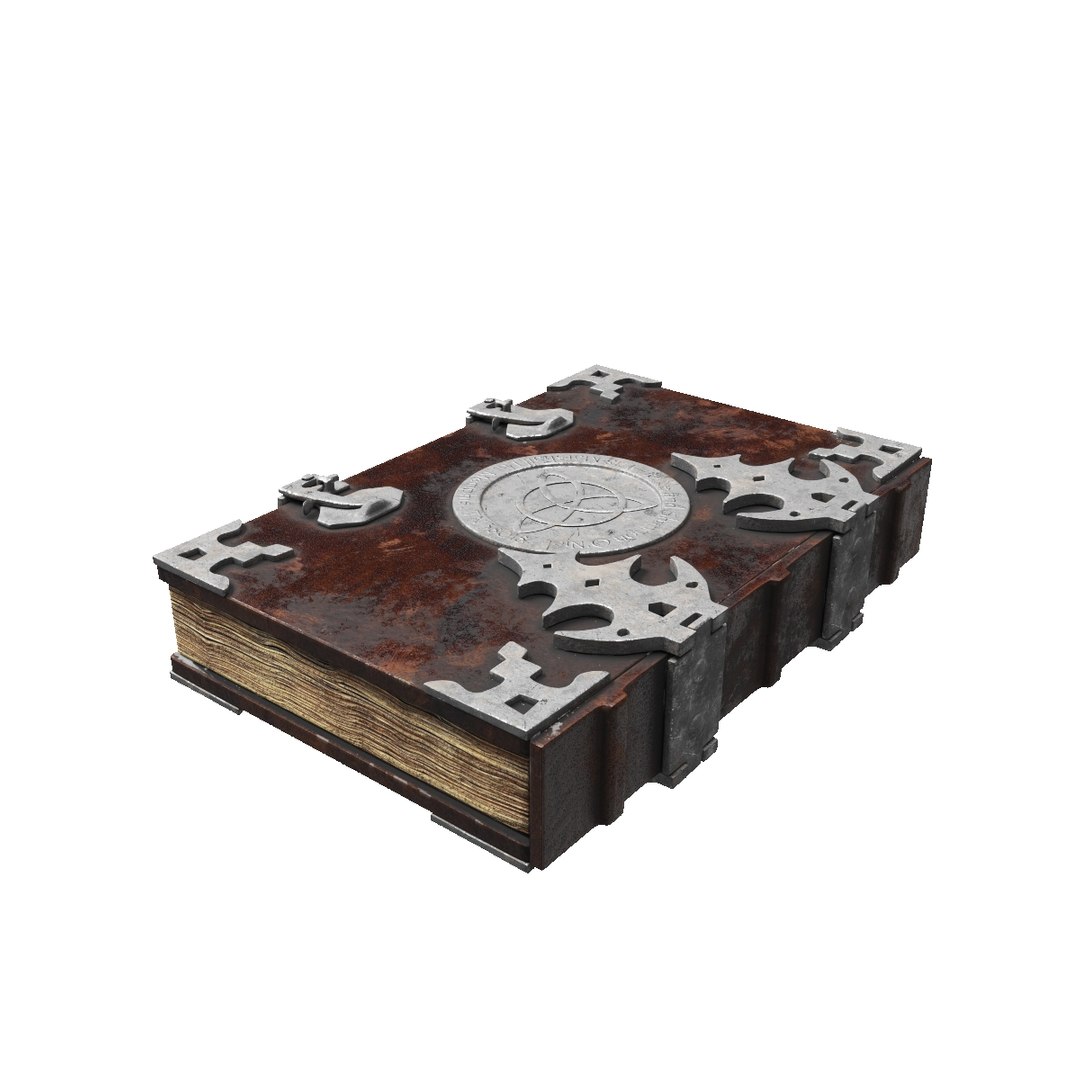 3D Old Spell Book - TurboSquid 1420355