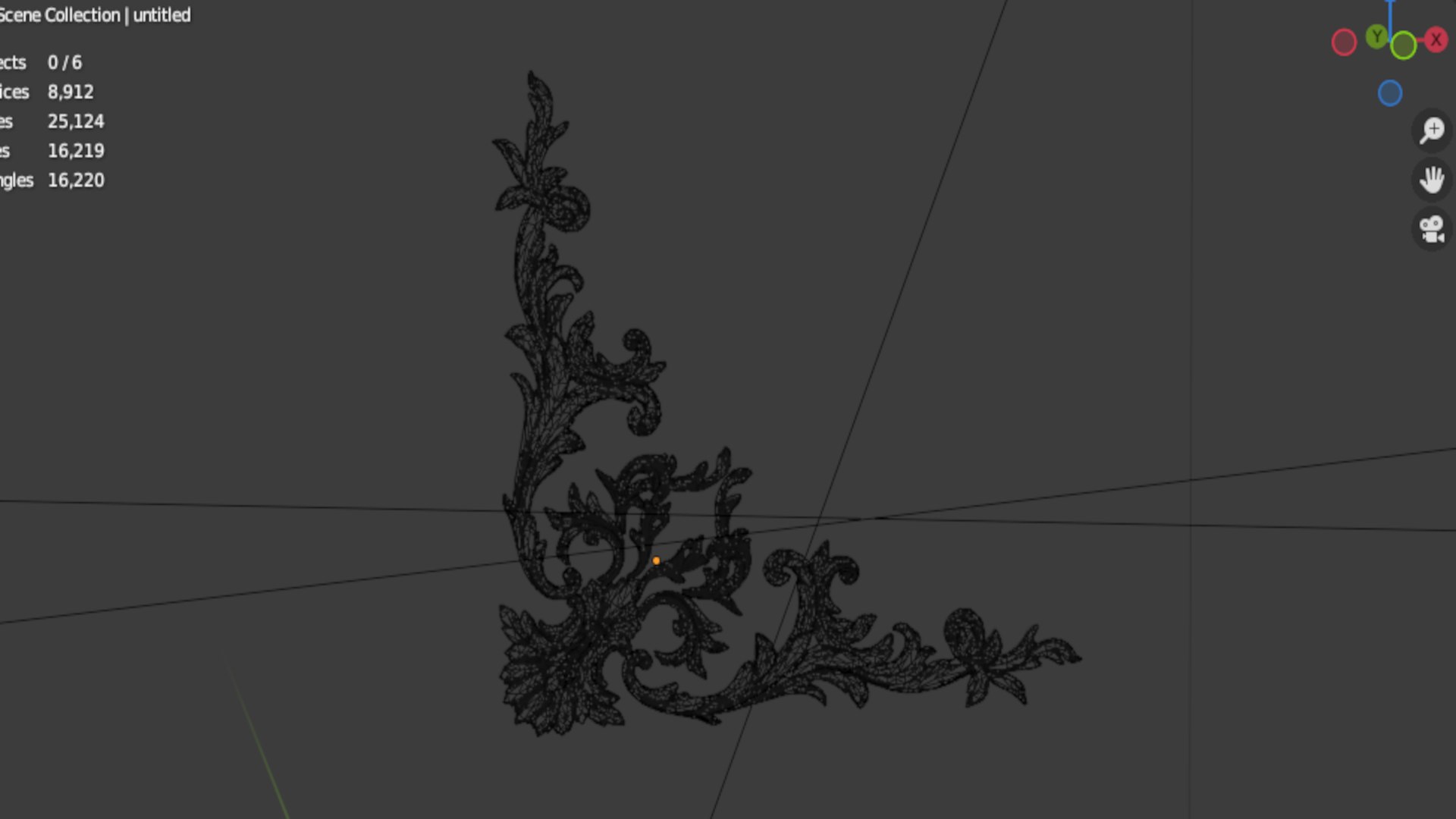 3D carved decor elements148 model - TurboSquid 2103468
