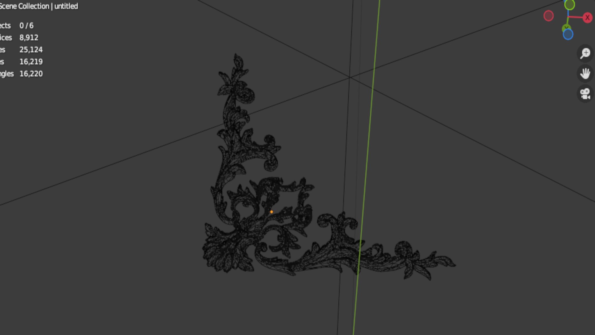 3D carved decor elements148 model - TurboSquid 2103468