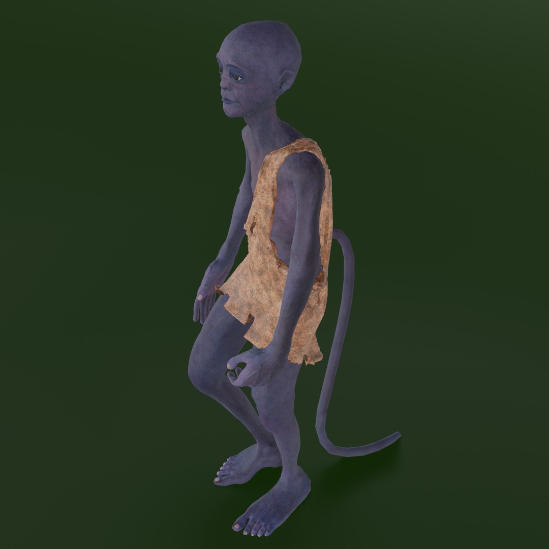 3D Alien Male Character Model - TurboSquid 1925727