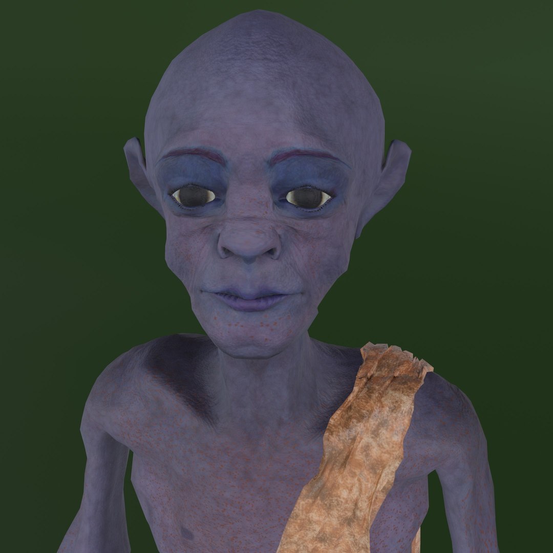 3D Alien Male Character Model - TurboSquid 1925727