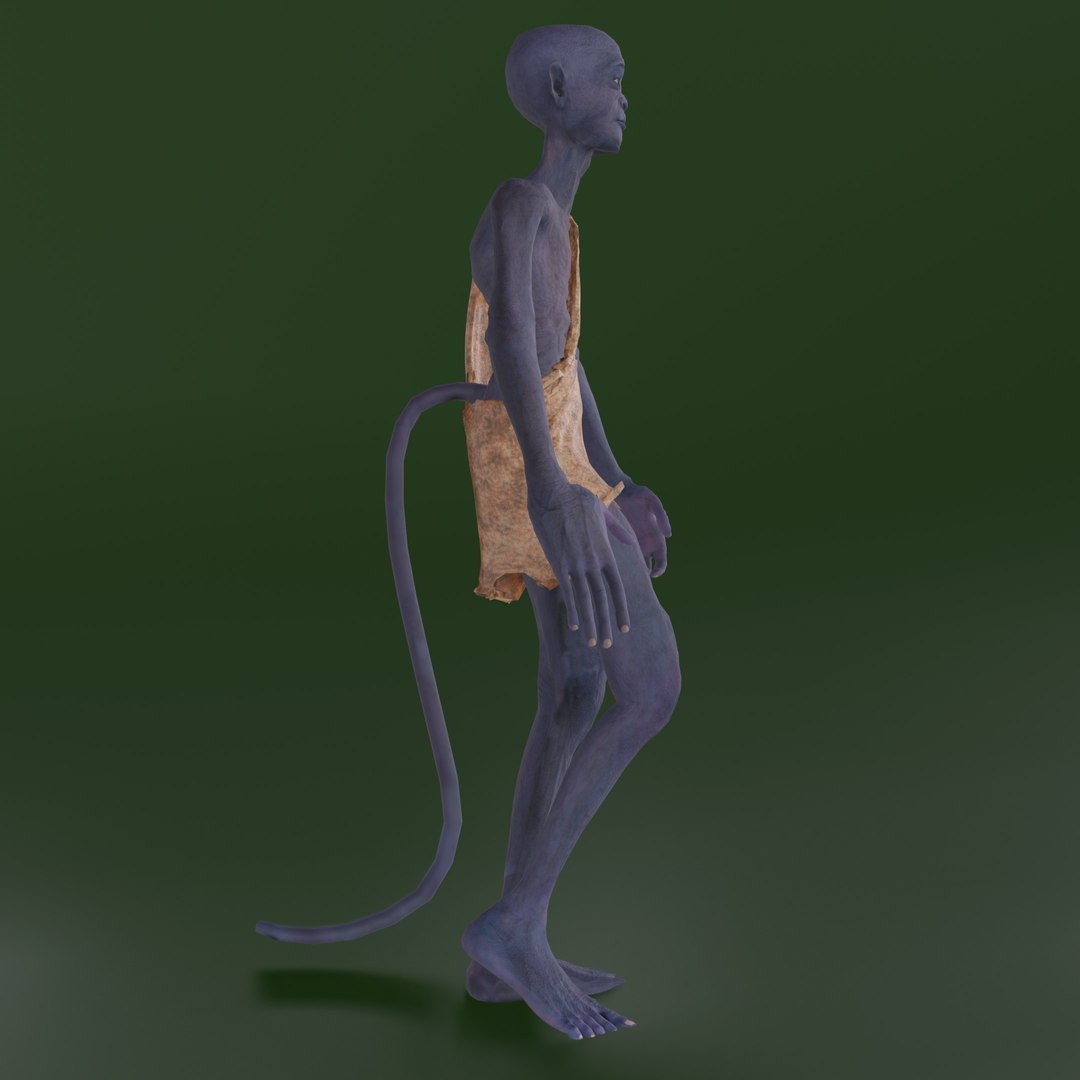 3D Alien Male Character Model - TurboSquid 1925727