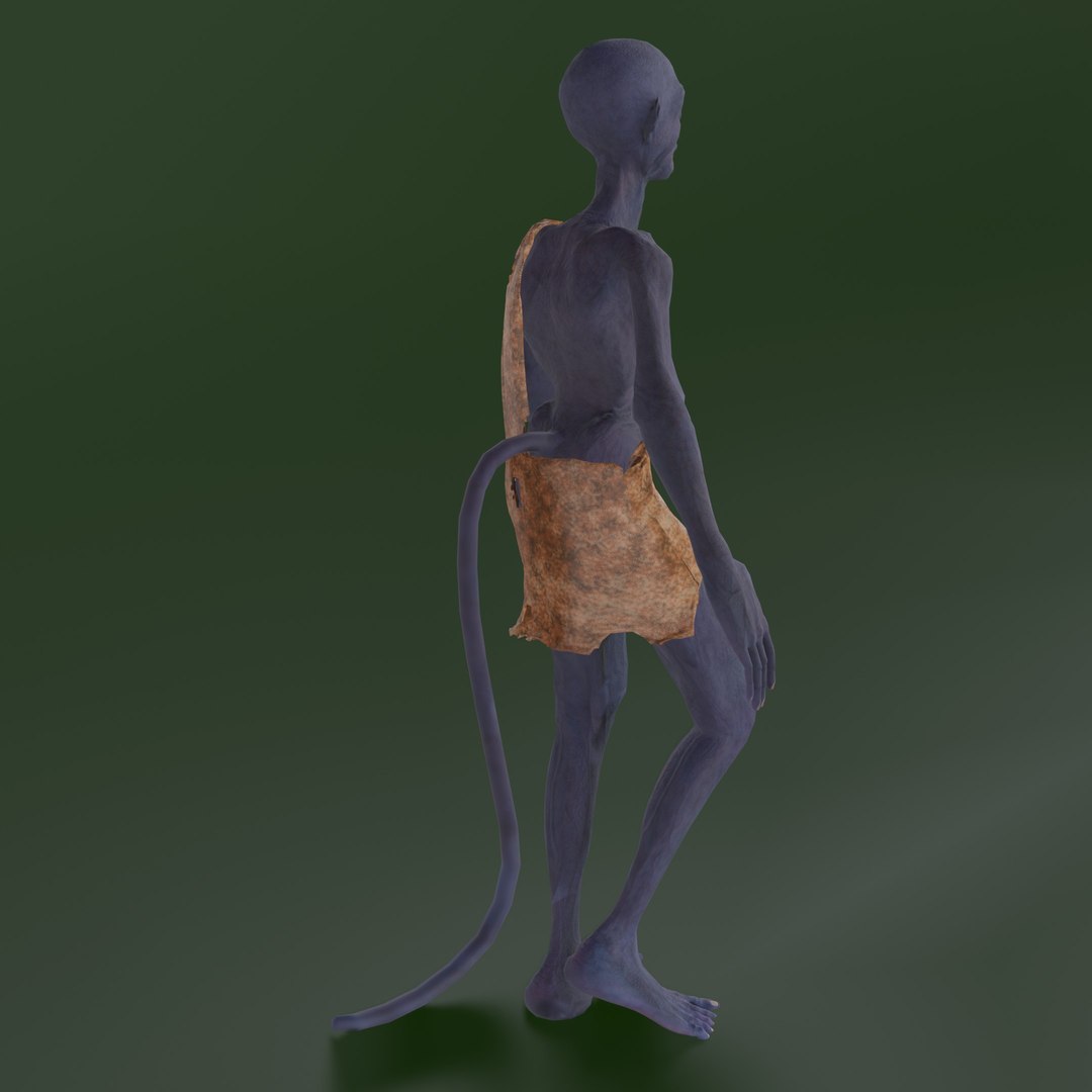 3D Alien Male Character Model - TurboSquid 1925727